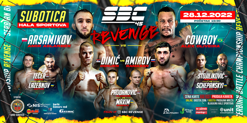 SBC 45 Revenge – 29.12.2022. Subotica, Hala Sportova | Serbian Battle ...